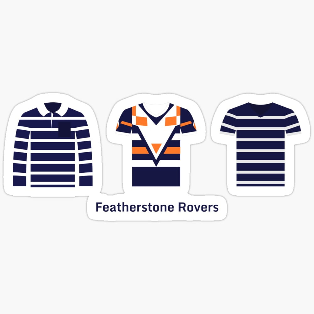 Featherstone Rovers Designs Sticker Baseball Sticker, Football Sticker ...