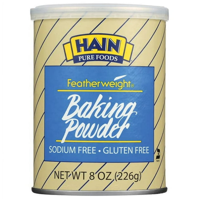 Featherweight Gluten-Free Kosher Baking Powder, Sodium-Free, 8 Oz ...