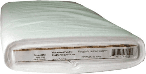 Featherweight interfacing, 20" X40, White - Walmart.com