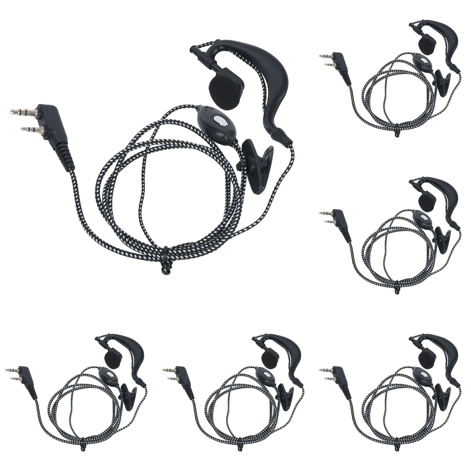 Feature Mic 2PIN Quality Talkie High Earpiece Headset For Intercom ...