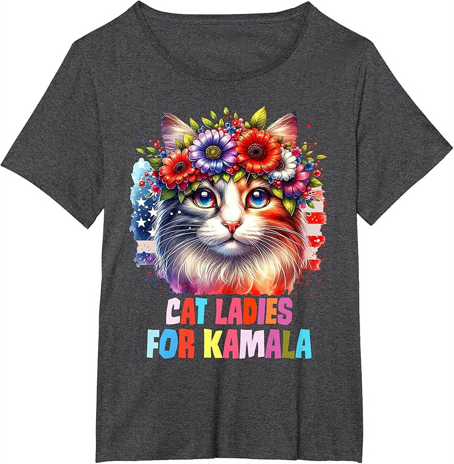 Featuring Kamala Harris Classic Cat Ladies for Kamala Harris T-Shirt ...