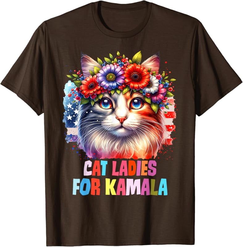Featuring Kamala Harris Classic Cat Ladies for Kamala Harris T-Shirt ...