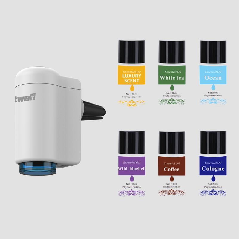 Featwell Car Air Fresheners - 3/6*10ml Natural French Perfume Lasts 45 ...