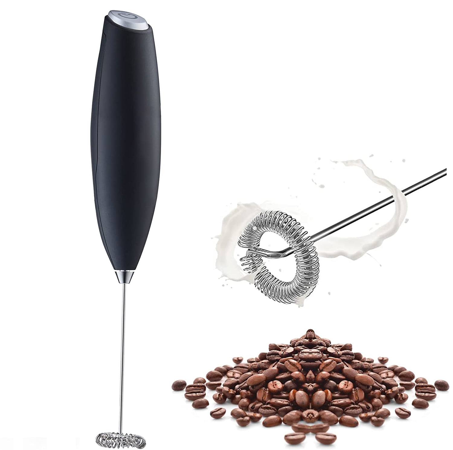 Febbi Powerful Handheld Stainless Steel Milk Frother - Walmart.com