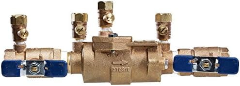 Febco 1113 850-QT Double Check Valve Bronze Body Quarter Turn Shutoff ...