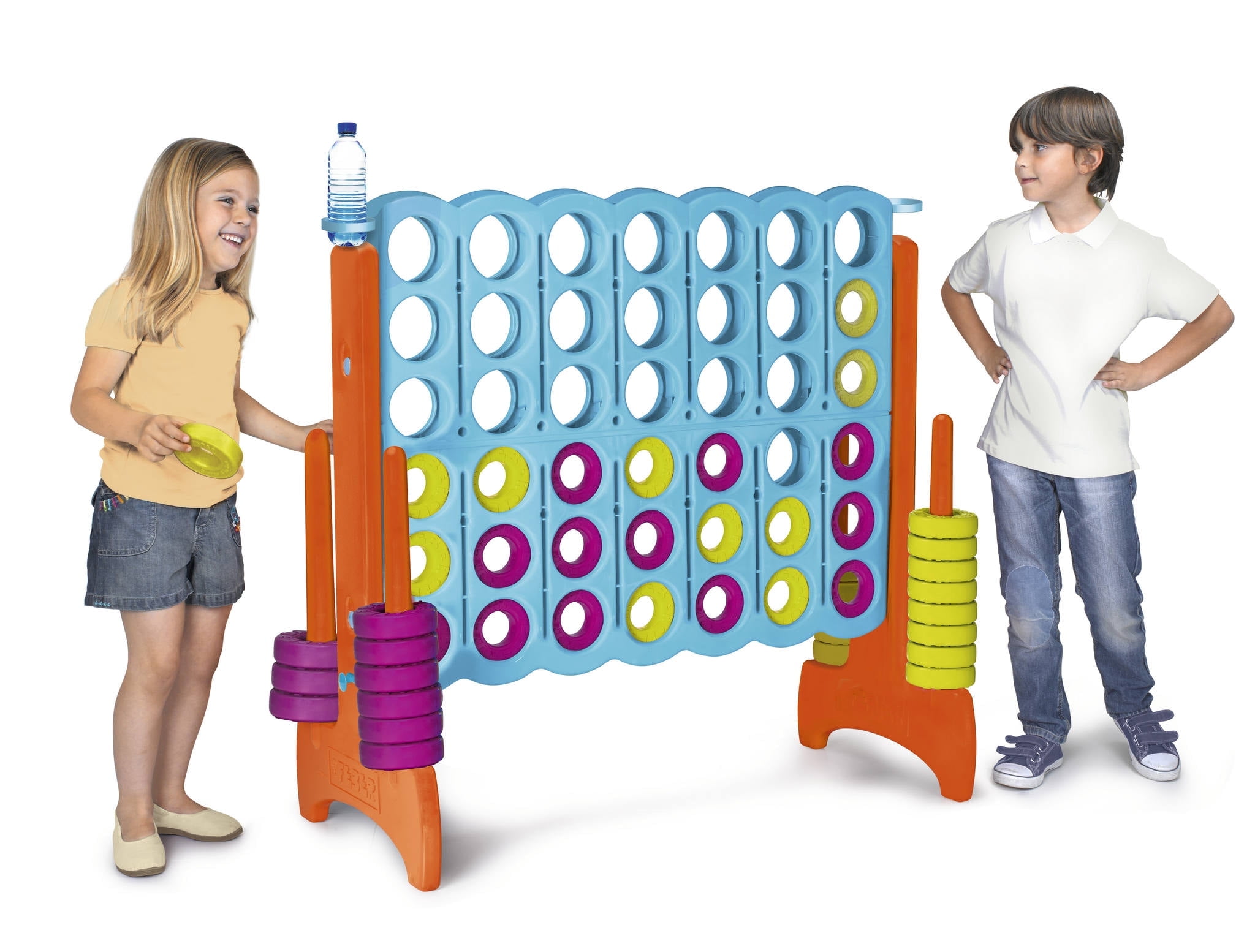 Feber Mega 4 In-Line Game (Vibrant Color) for Indoor or Outdoor Play ...