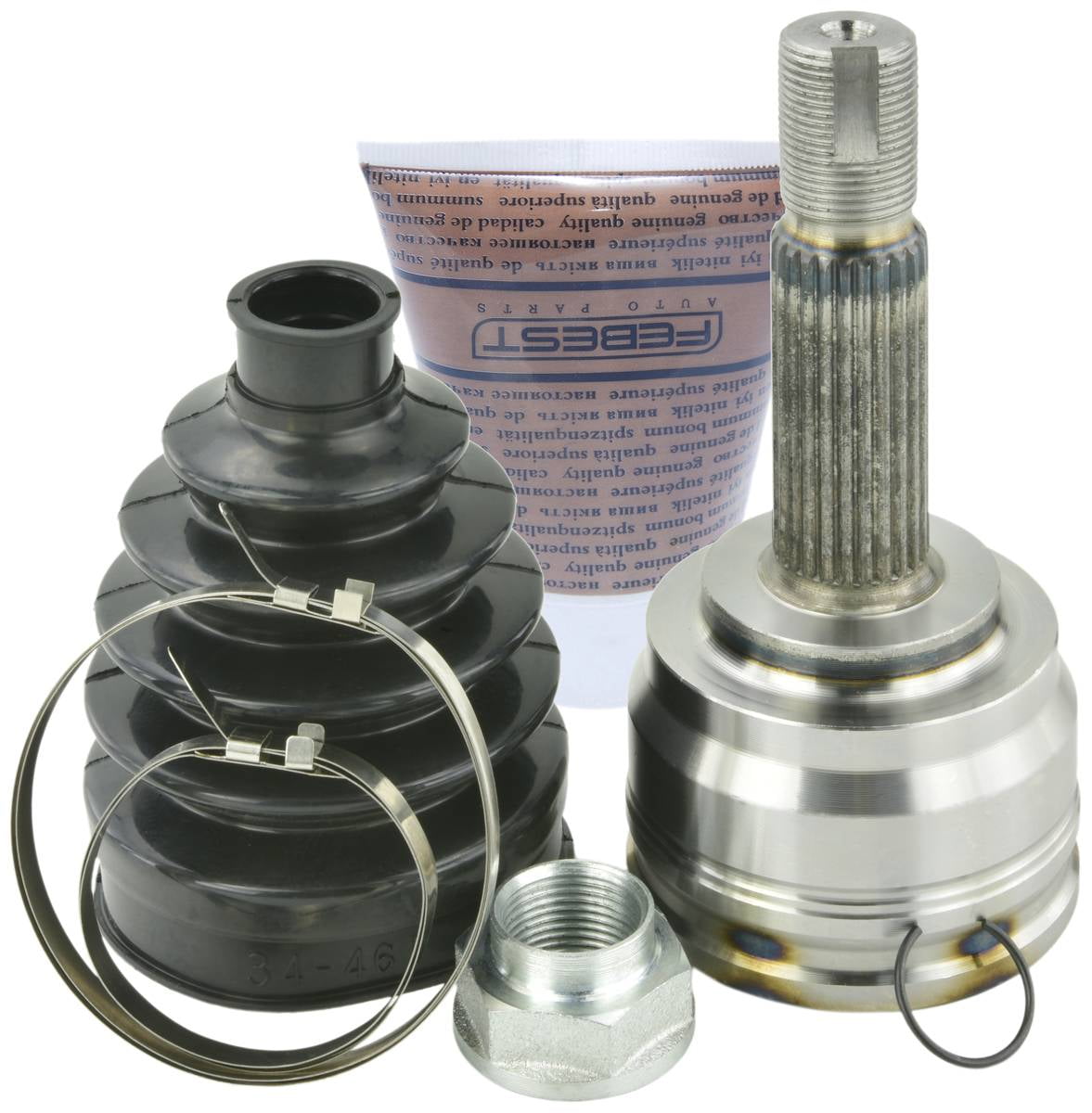 Febest OUTER CV JOINT 26X47X24 # 0410-A13 OEM 3815A423 - Walmart.com