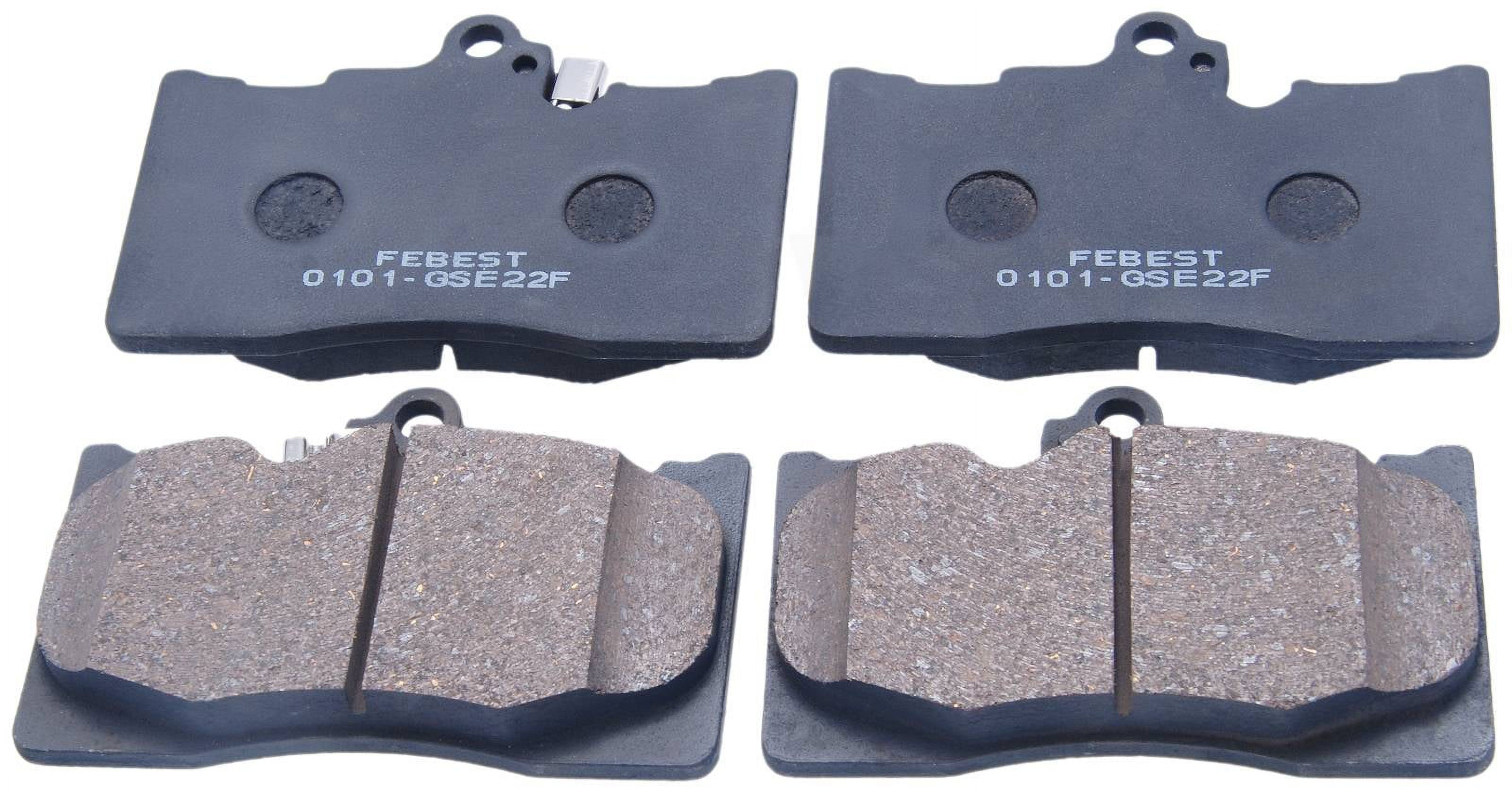Febest PAD KIT, DISC BRAKE, FRONT # 0101-GSE22F OEM 04465-30410 ...