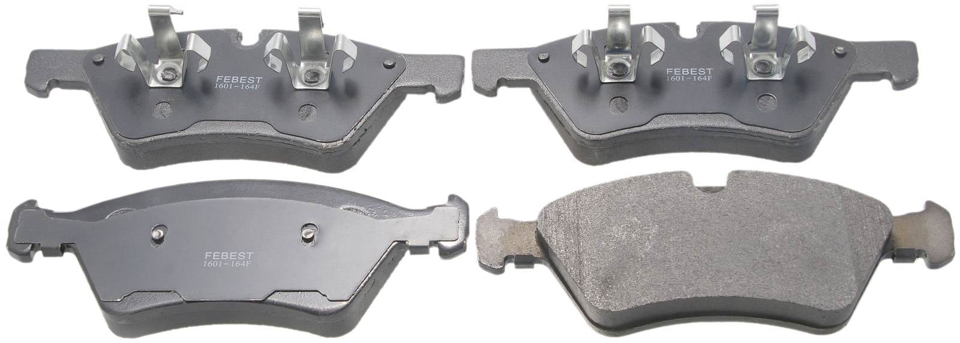 Febest PAD KIT, DISC BRAKE, FRONT # 1601-164F OEM A1644201820 - Walmart.com