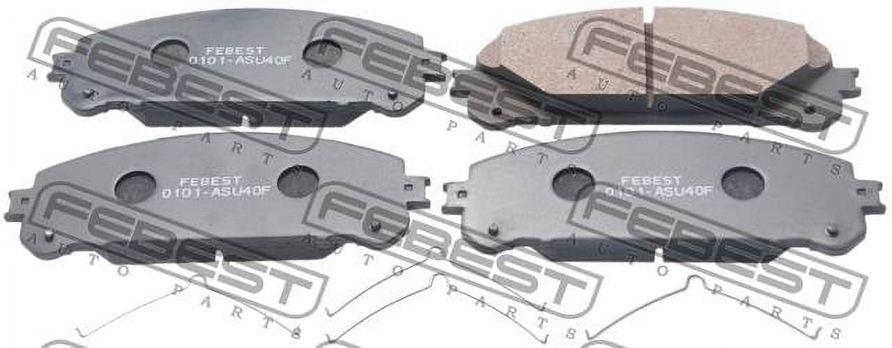 Febest PAD KIT, DISC BRAKE, FRONT - KIT # 0101-ASU40F OEM 04465-0E010 ...