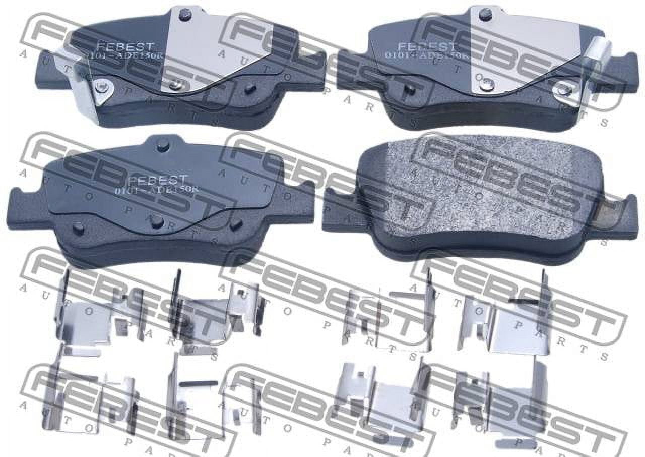 Febest PAD KIT, DISC BRAKE, REAR - KIT # 0101-ADE150R OEM 04466-02181 ...