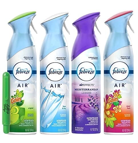 Febreeze Air Freshener Odor Eliminator Spray, Assorted Scent Febreeze ...