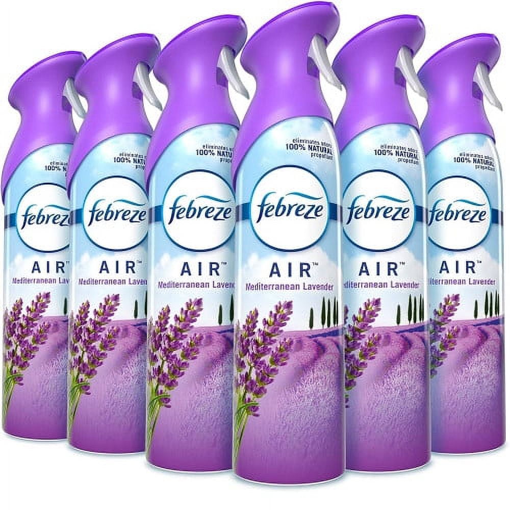 Febreze AIR Effects, 8.8 oz Mediterranean Lavender Aerosol Spray, Odor ...