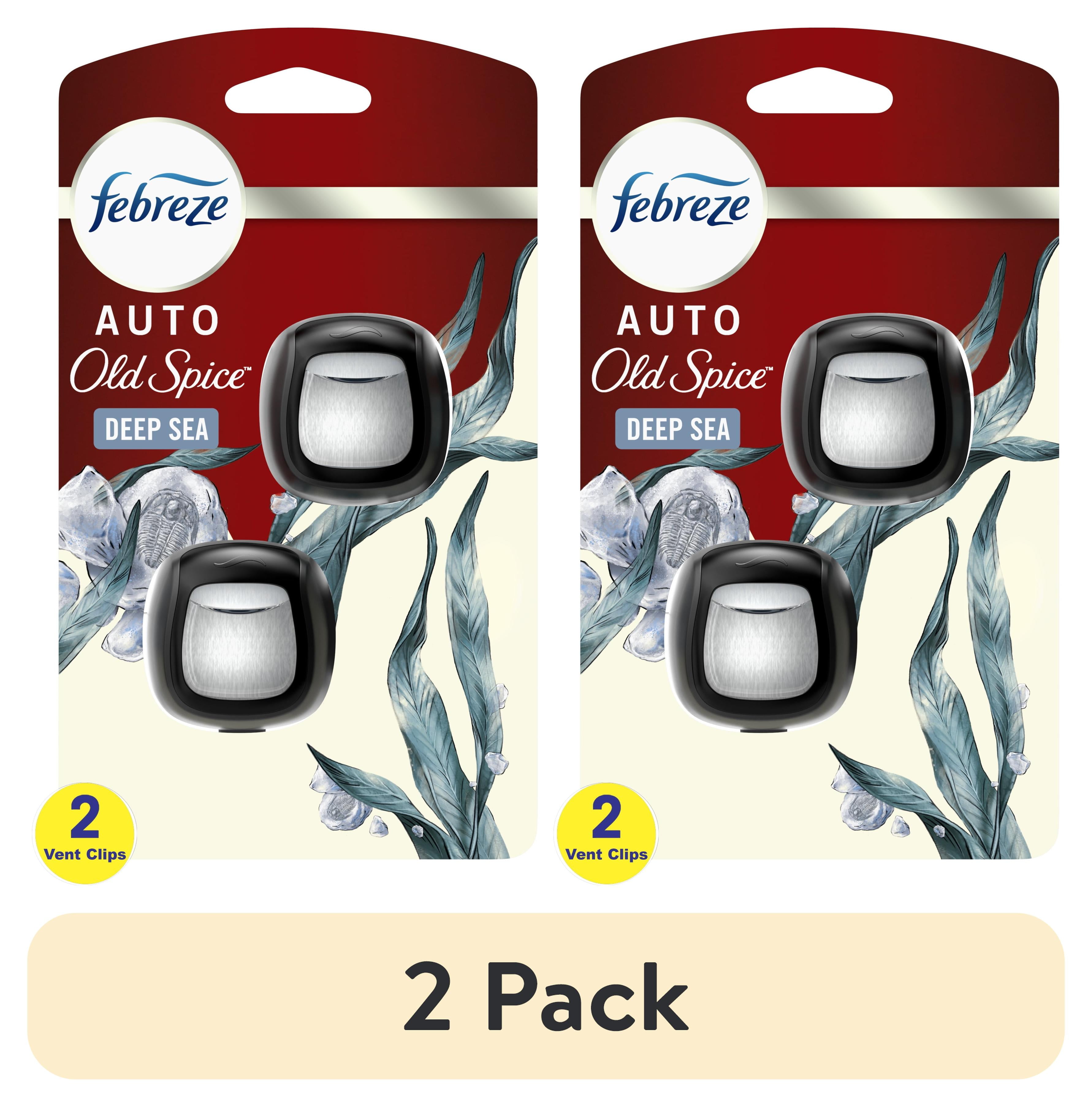 (2 pack) Febreze AUTO Car Air Freshener, Odor-Fighting Car Vent Clip ...