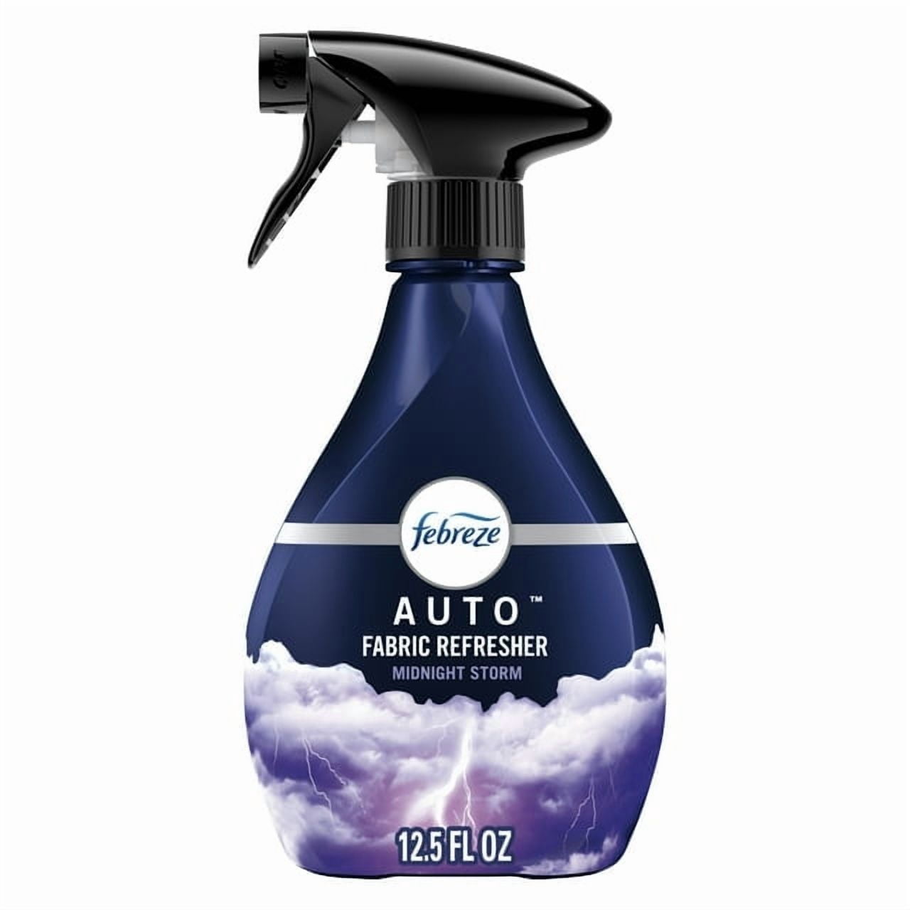 Febreze AUTO Car Fabric Spray, Odor Fighting Air Freshener, Midnight ...