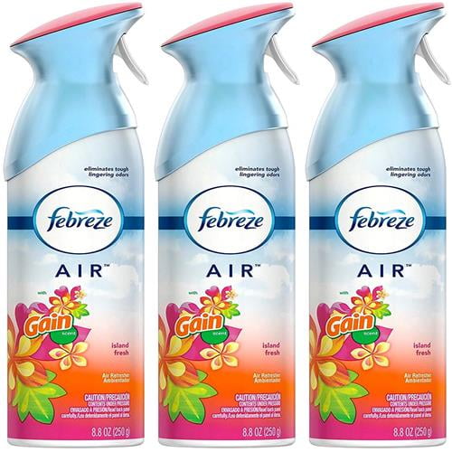 Febreze Air Freshener Spray - Gain Island Fresh - Net Wt. 8.8 Oz (250 G ...