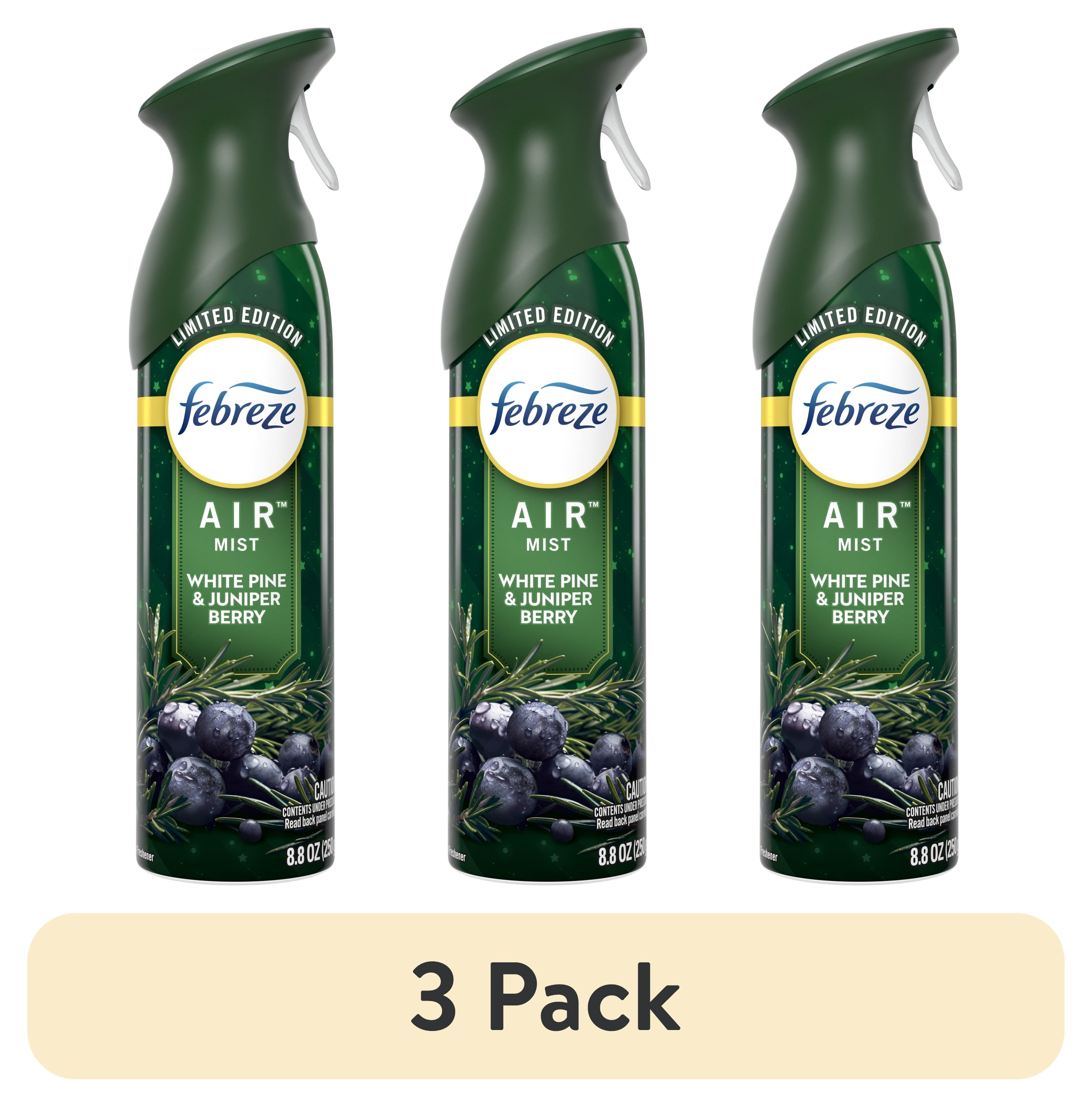 (3 pack) Febreze Air Freshener Spray, Odor-Fighting Mist, Pine & Berry ...