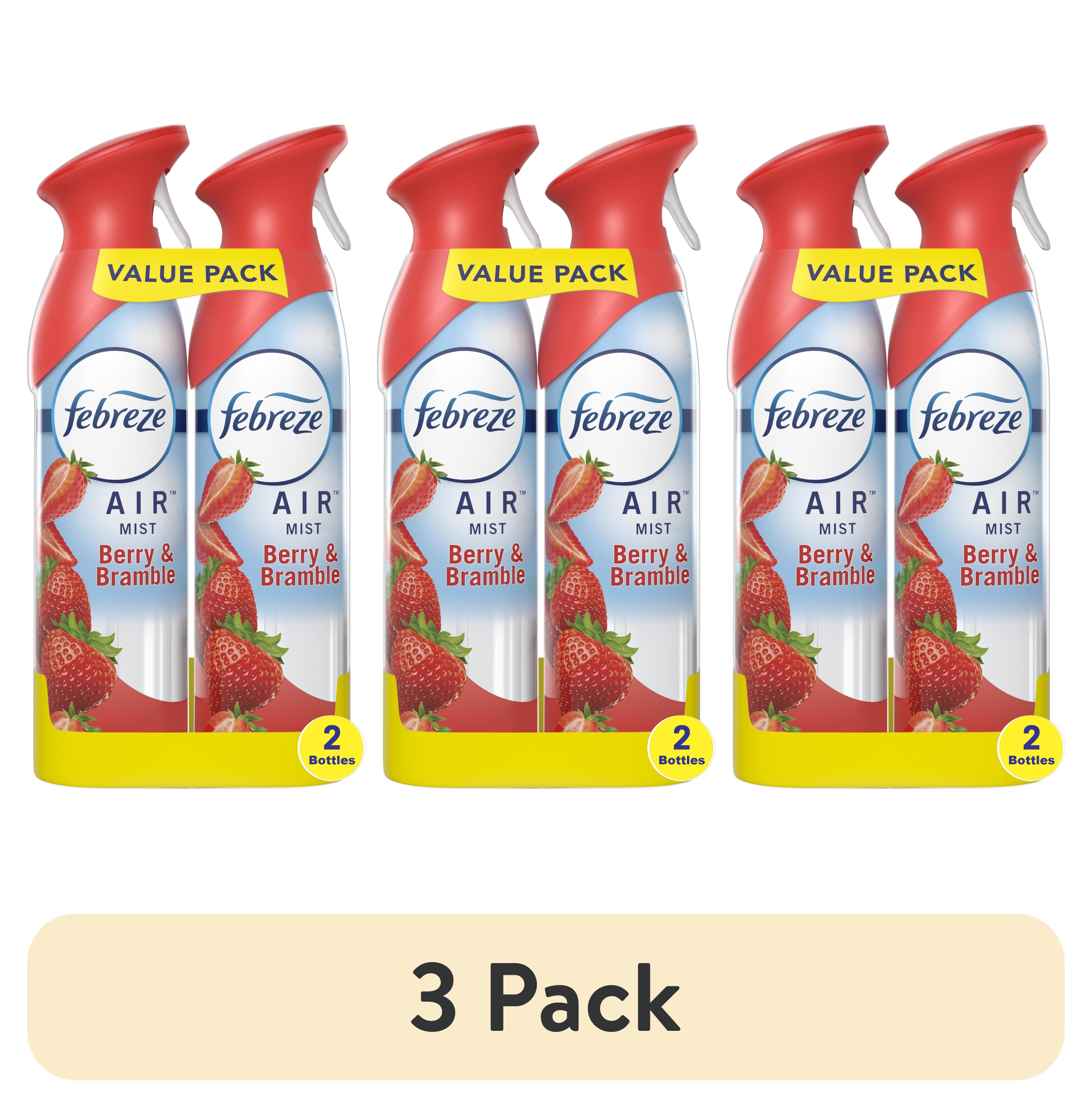 (3 pack) Febreze Air Freshener Spray, Odor-Fighting Room Spray, Berry ...