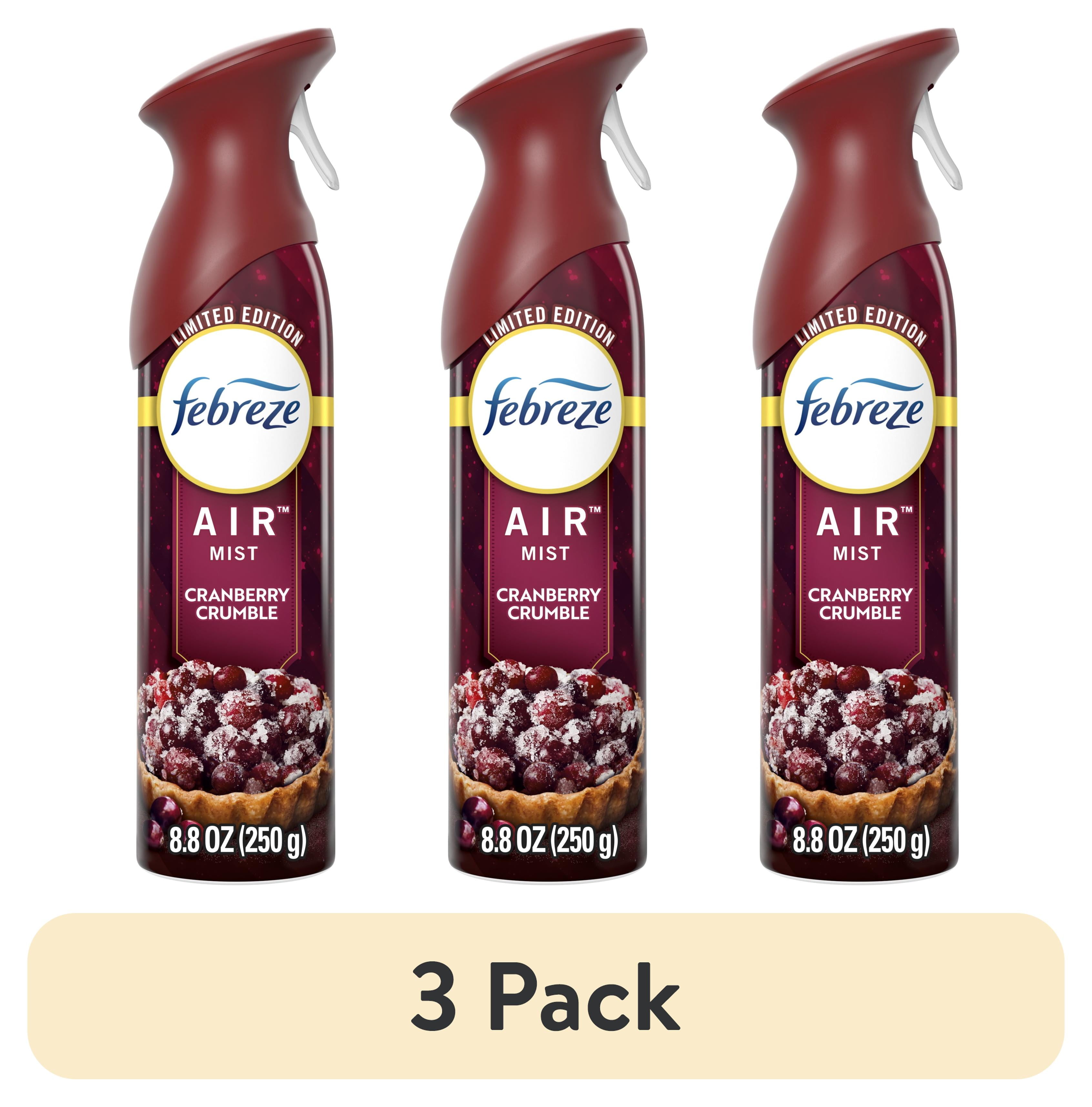 (3 pack) Febreze Air Freshener Spray, Odor-Fighting Room Spray ...