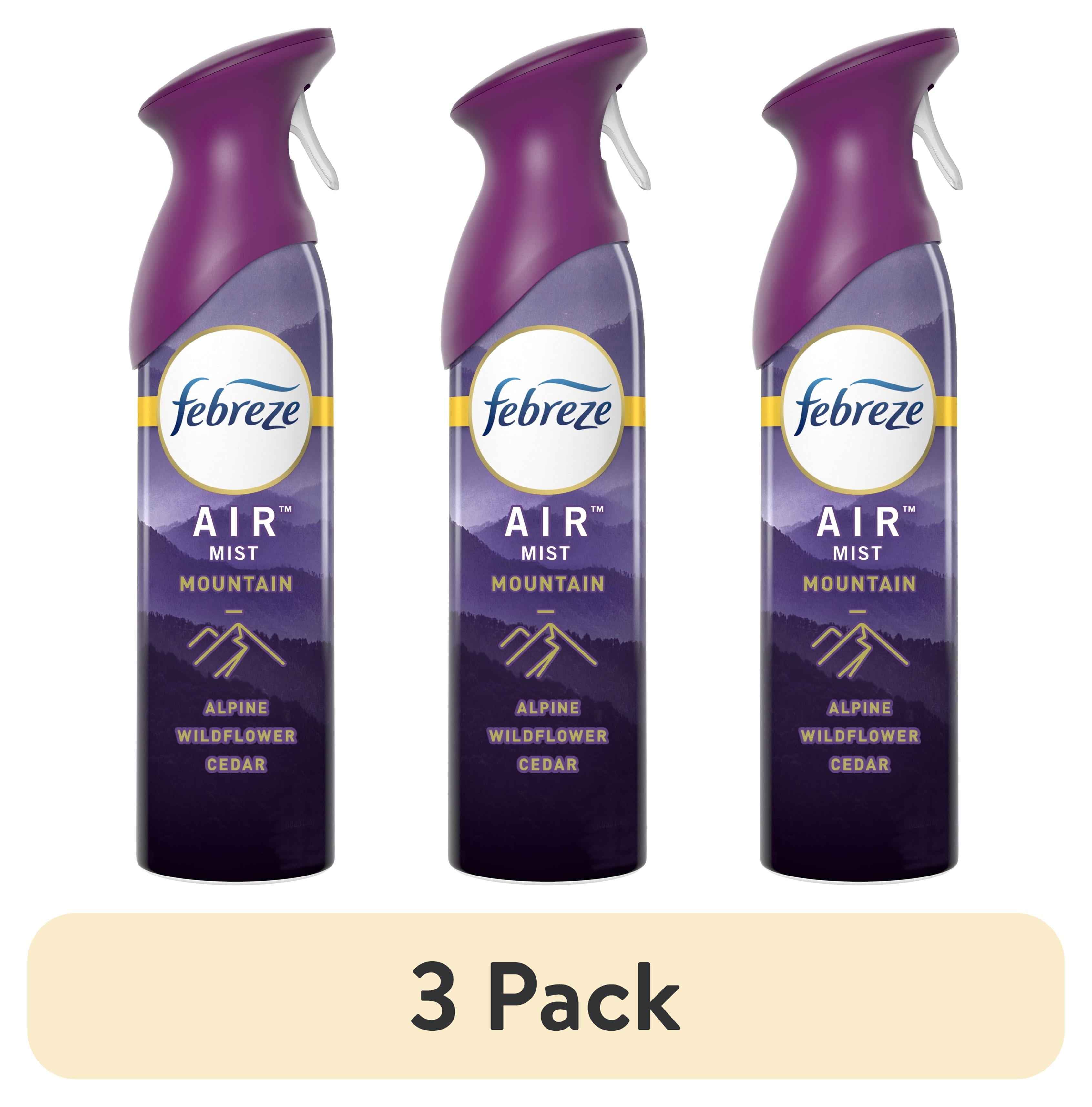 (3 pack) Febreze Air Freshener Spray, Odor-Fighting Room Spray ...