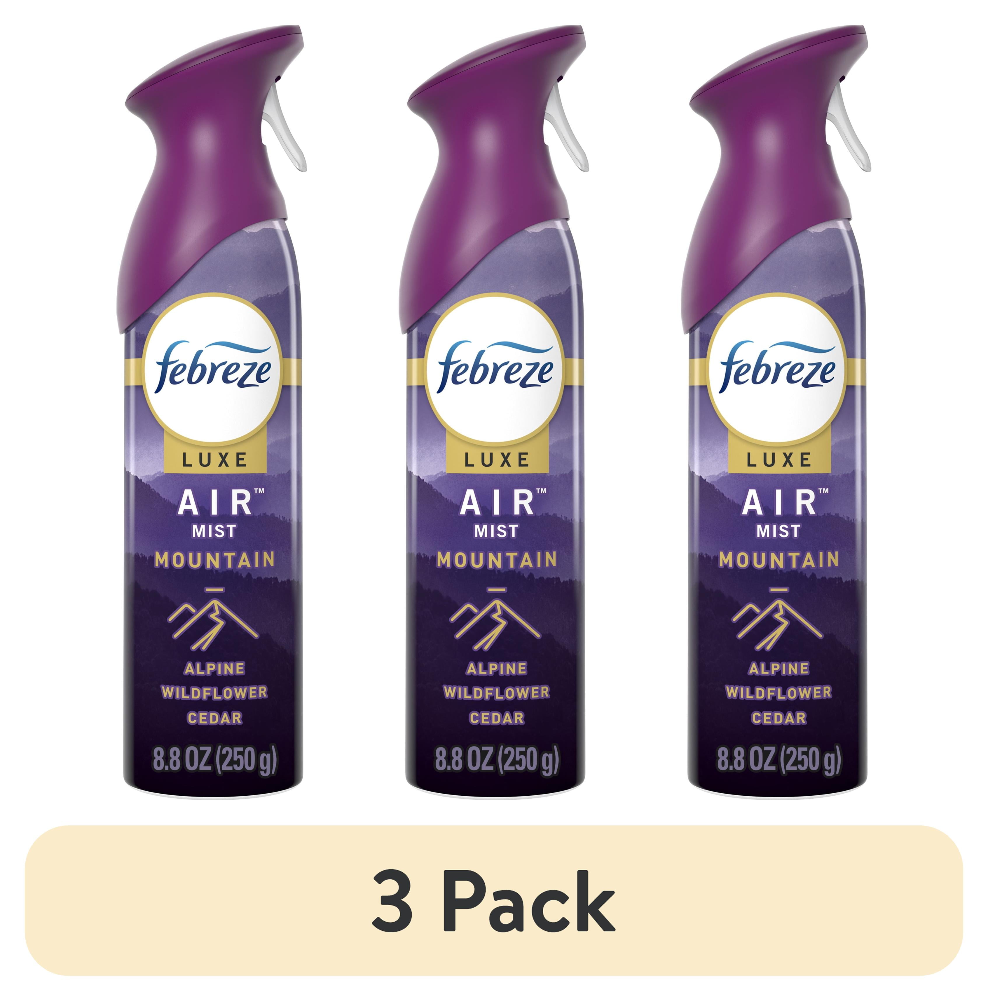 (3 pack) Febreze Air Freshener Spray, Odor-Fighting Room Spray ...
