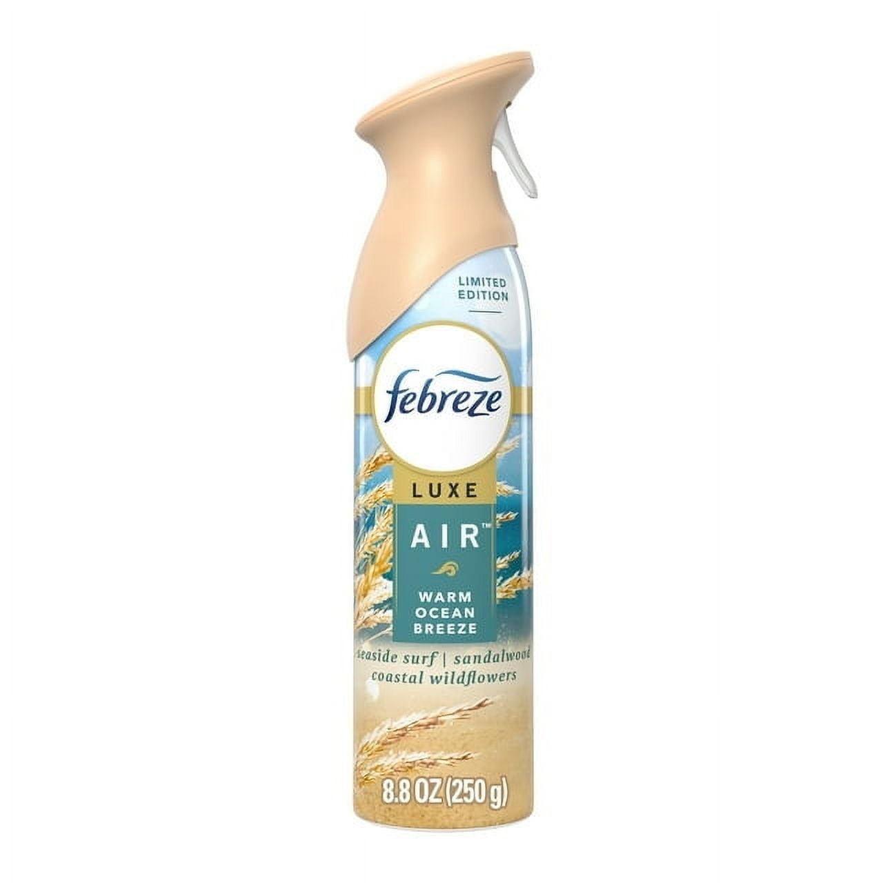 Febreze Air Freshener Spray, Odor-Fighting Room Spray, Warm Ocean ...