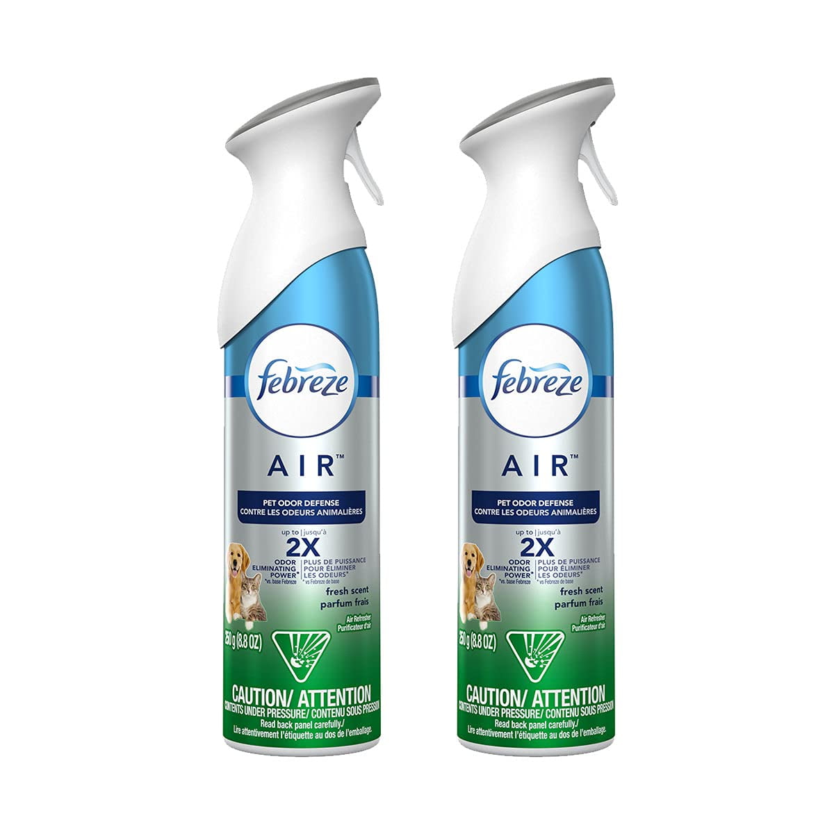 Febreze Air Freshener Spray, Pet Odor Defense - Fresh Scent, 8.8 OZ ...
