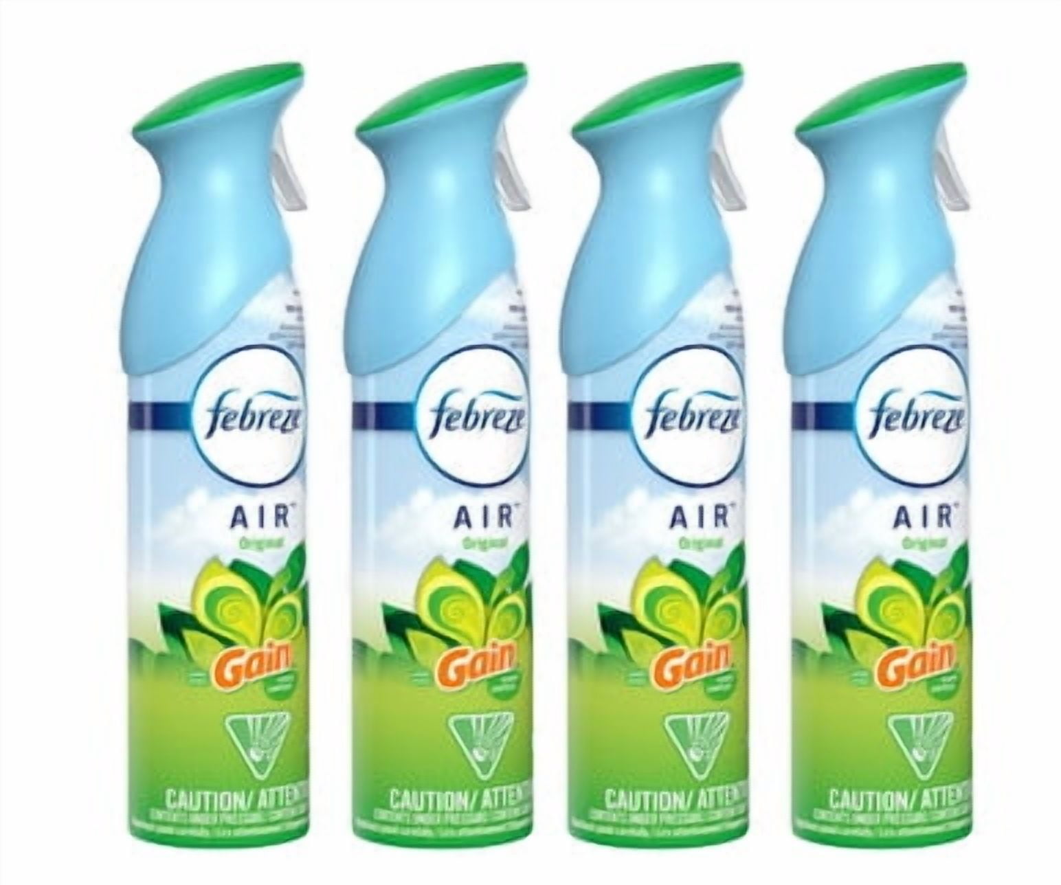 Febreze Air Freshener with Gain Original Scent - 250g, 4/Case | Long ...