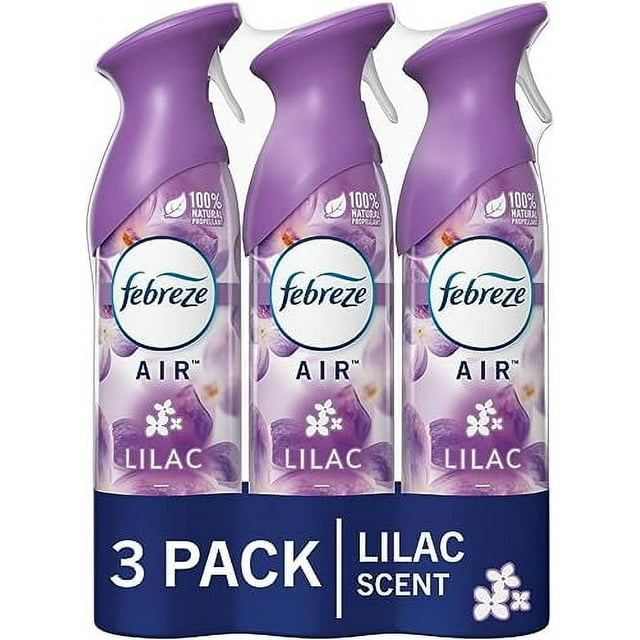 Febreze Home Fresh Air Fresheners, Odor-Fighting, Lilac Scent, 8.8 oz ...