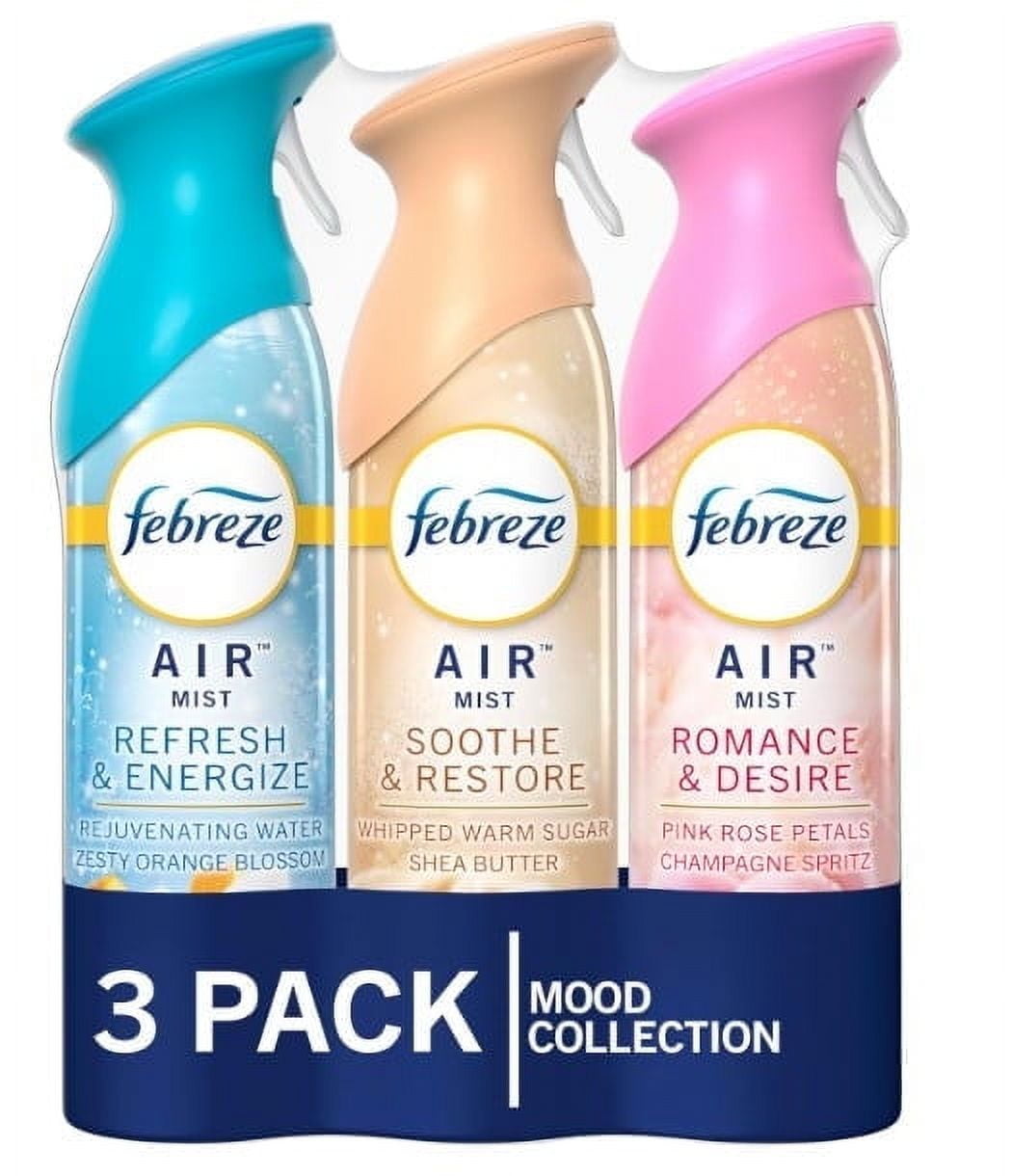 Febreze Air Mist Air Freshener Spray, Odor-Fighting Room Spray for Home ...