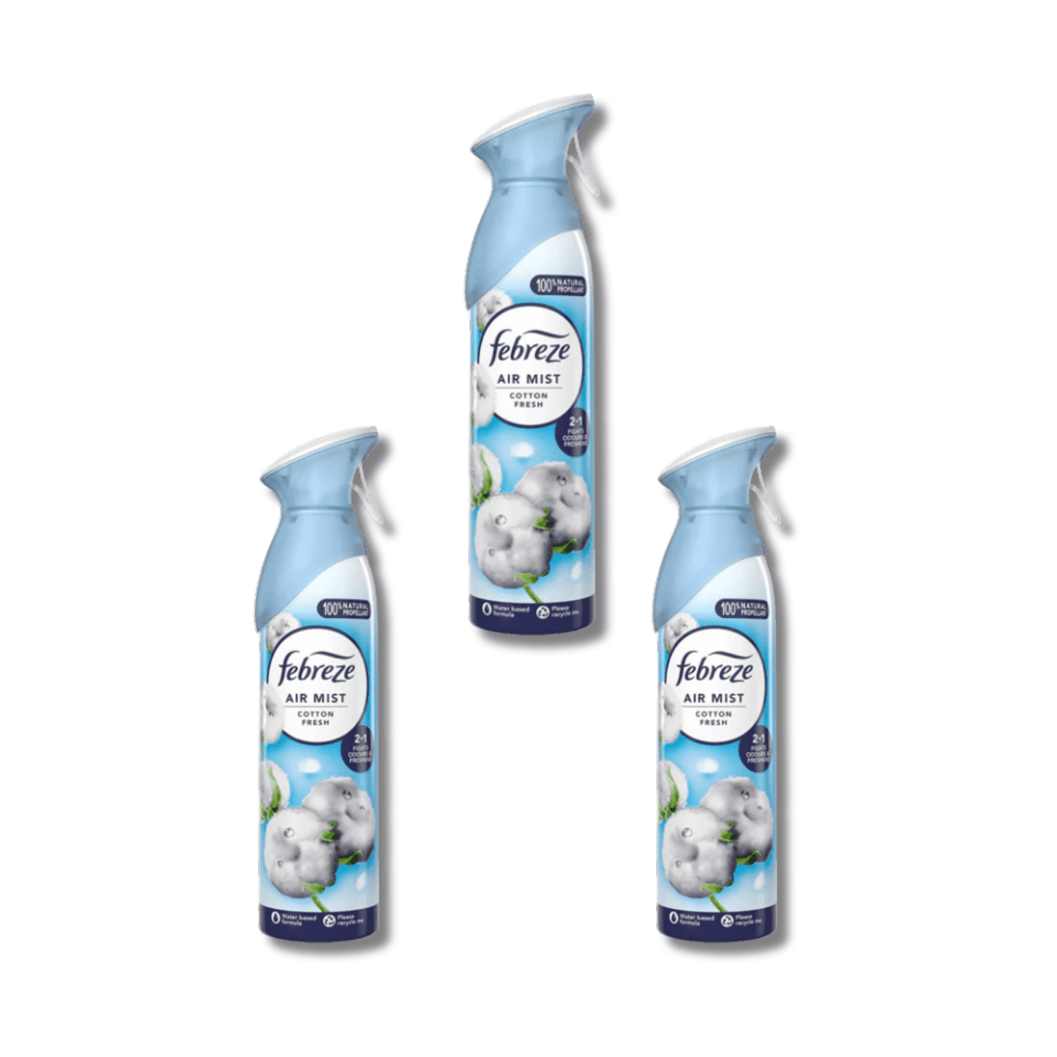Febreze Air Mist Cotton Fresh 3 bottles (3 × 6.25 oz) - Walmart.com