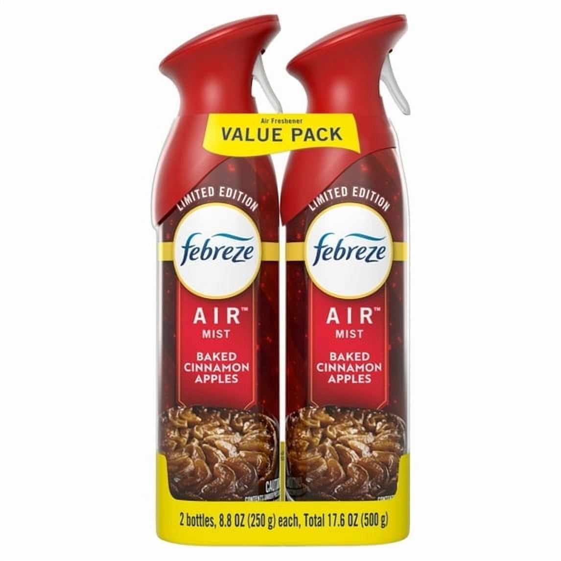 Febreze Air Mist, Odor-Fighting Air Freshener, Baked Cinnamon Apples, 8 ...
