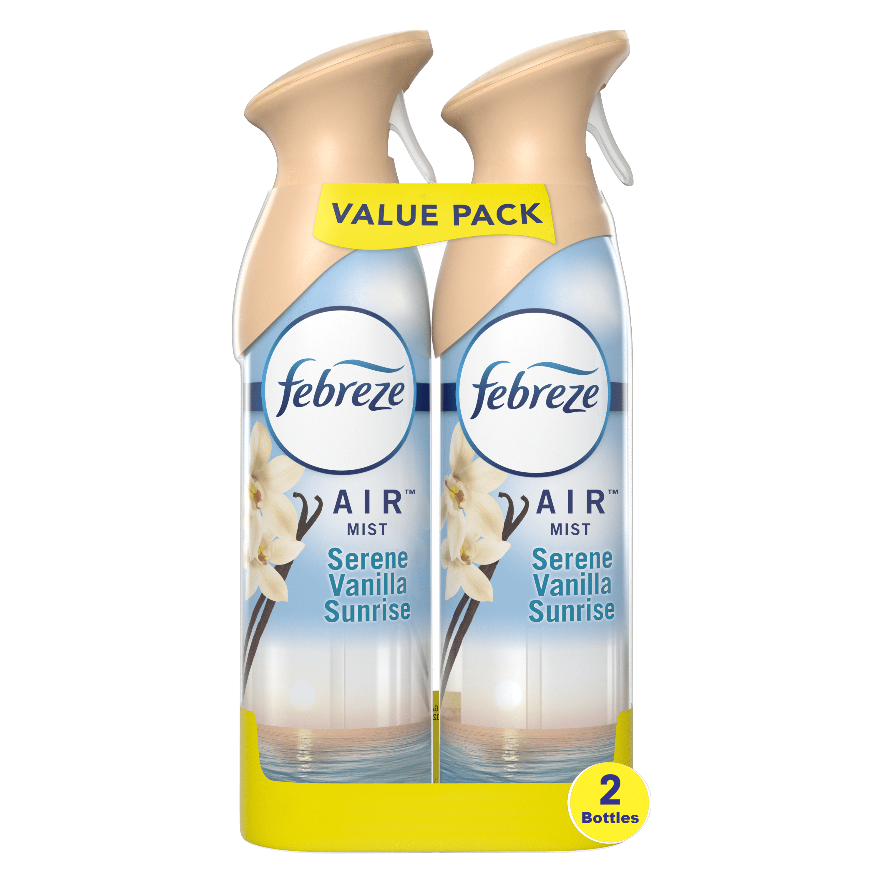 Febreze Air Mist Odor-Fighting Air Freshener, Serene Vanilla Sunrise ...