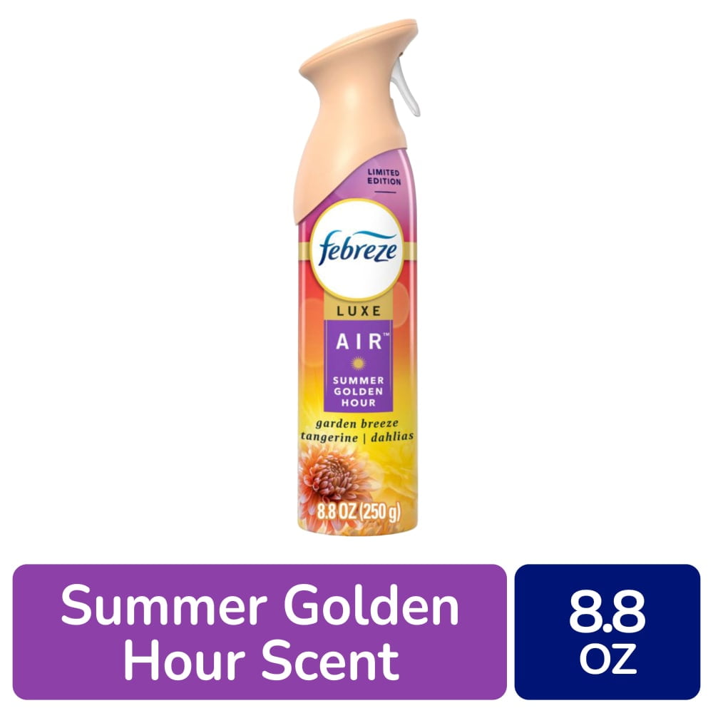Febreze Air Mist Odor-Fighting Room Freshener Spray Summer Golden Hour ...