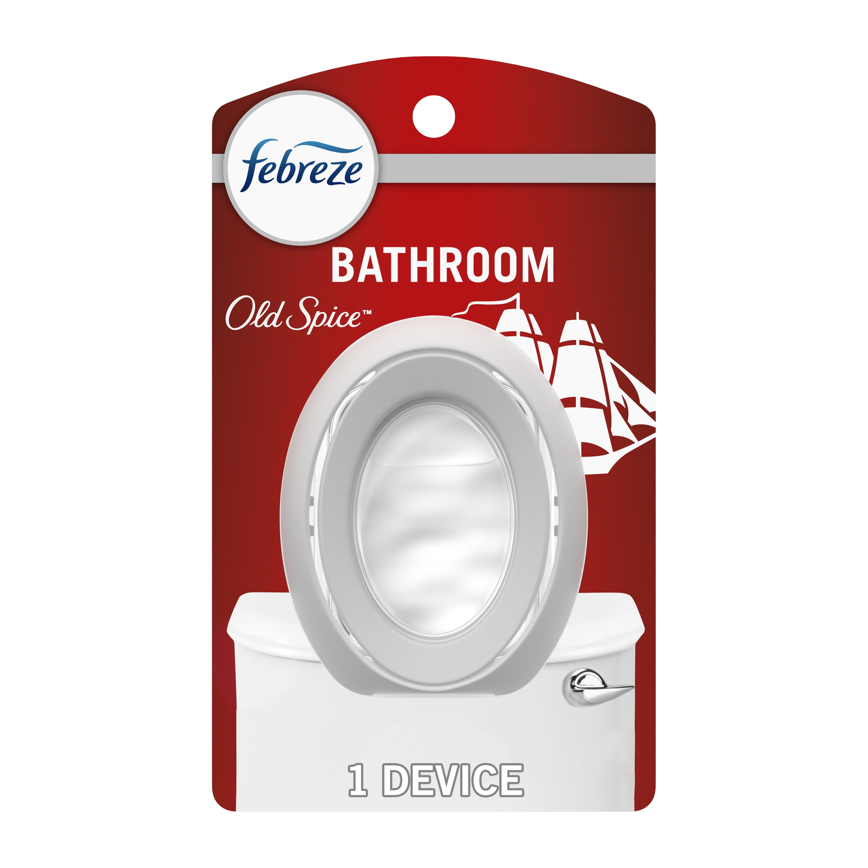 Febreze Bathroom Air Freshener, Small Spaces Odor-Fighting, Old Spice ...