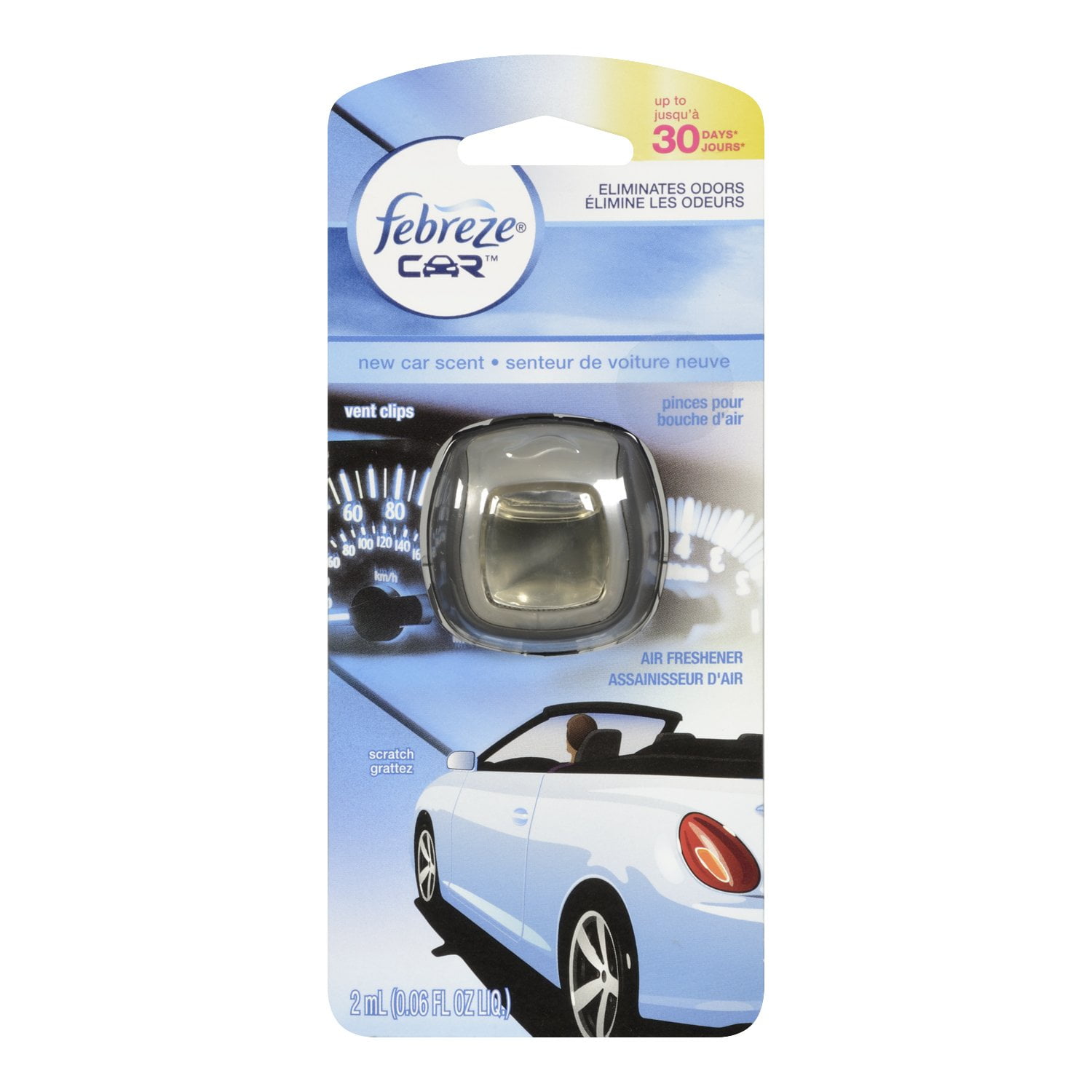 Febreze Car New Car Scent .06fo - Walmart.com