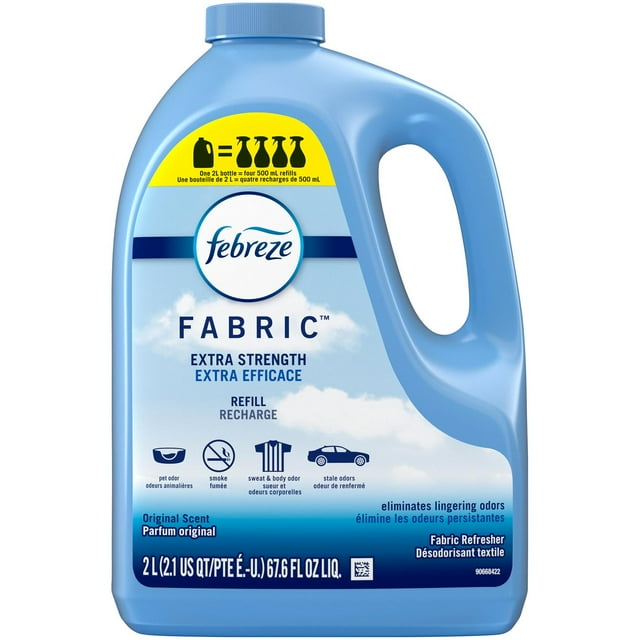 Febreze Extra Strength Original Scent Fabric Refresher Refill 67.6 oz ...