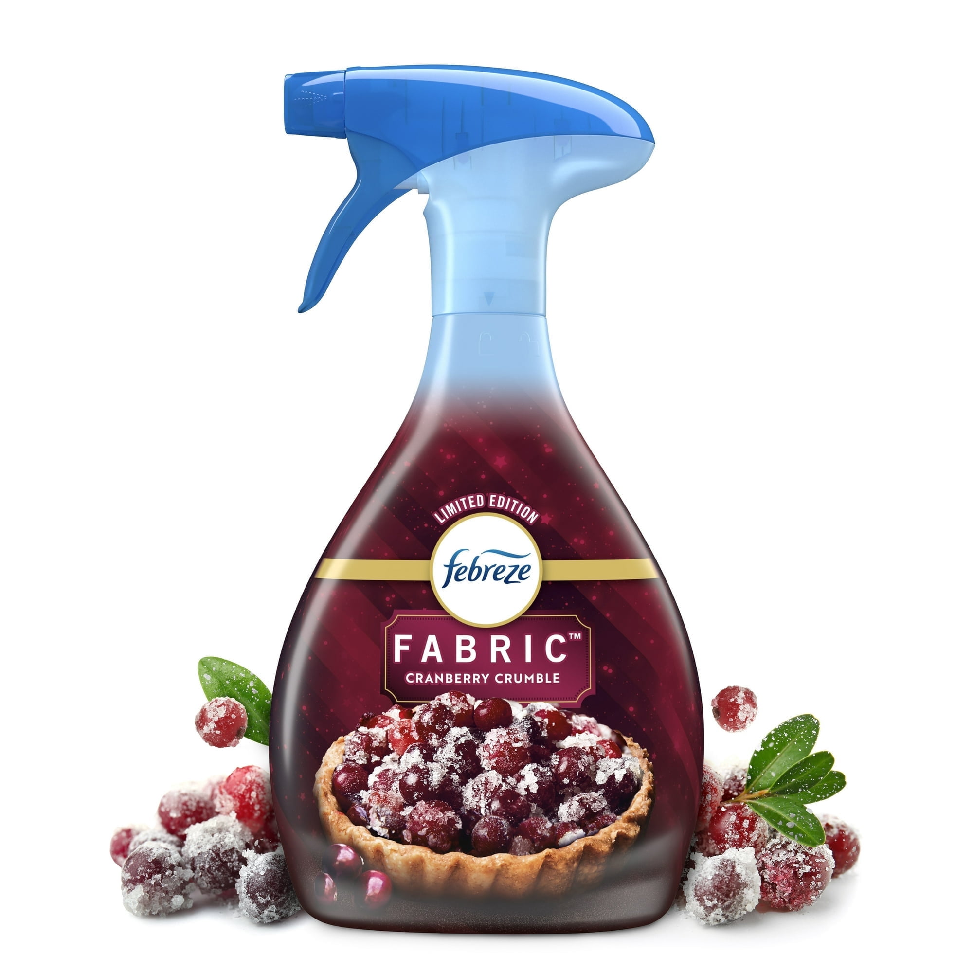 Febreze Fabric Spray Air Freshener, Odor-Fighting, Cranberry Crumble ...