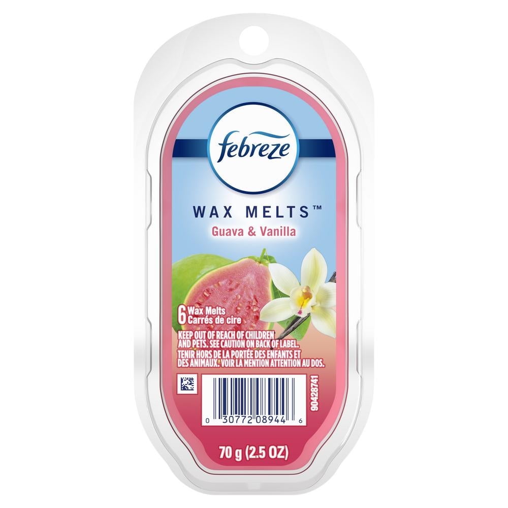 Febreze Guava & Vanilla Wax Melts 6 ct - Walmart.com