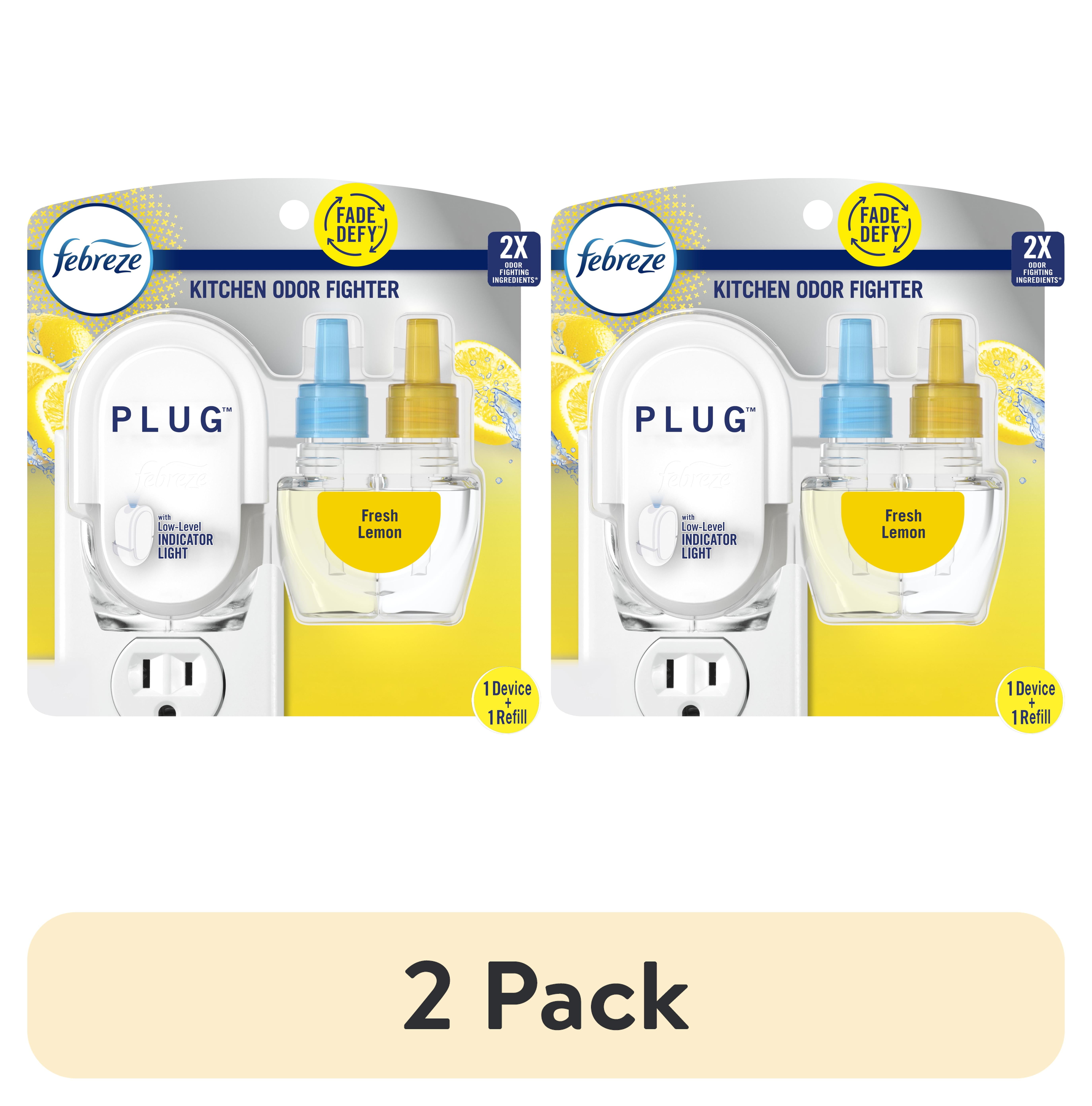 (2 pack) Febreze Plug In Air Freshener, Odor-Fighting Scented Oil ...