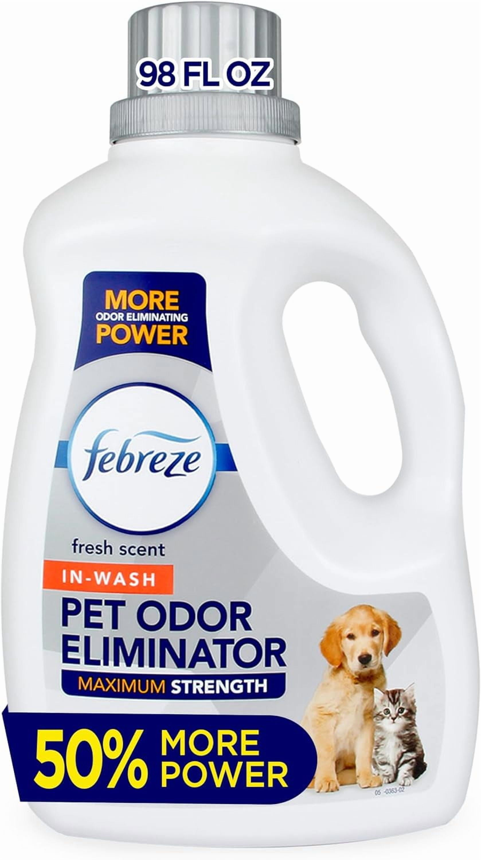 Febreze Laundry Detergent Additive, 98 fl oz, Maximum Strength, Fresh ...