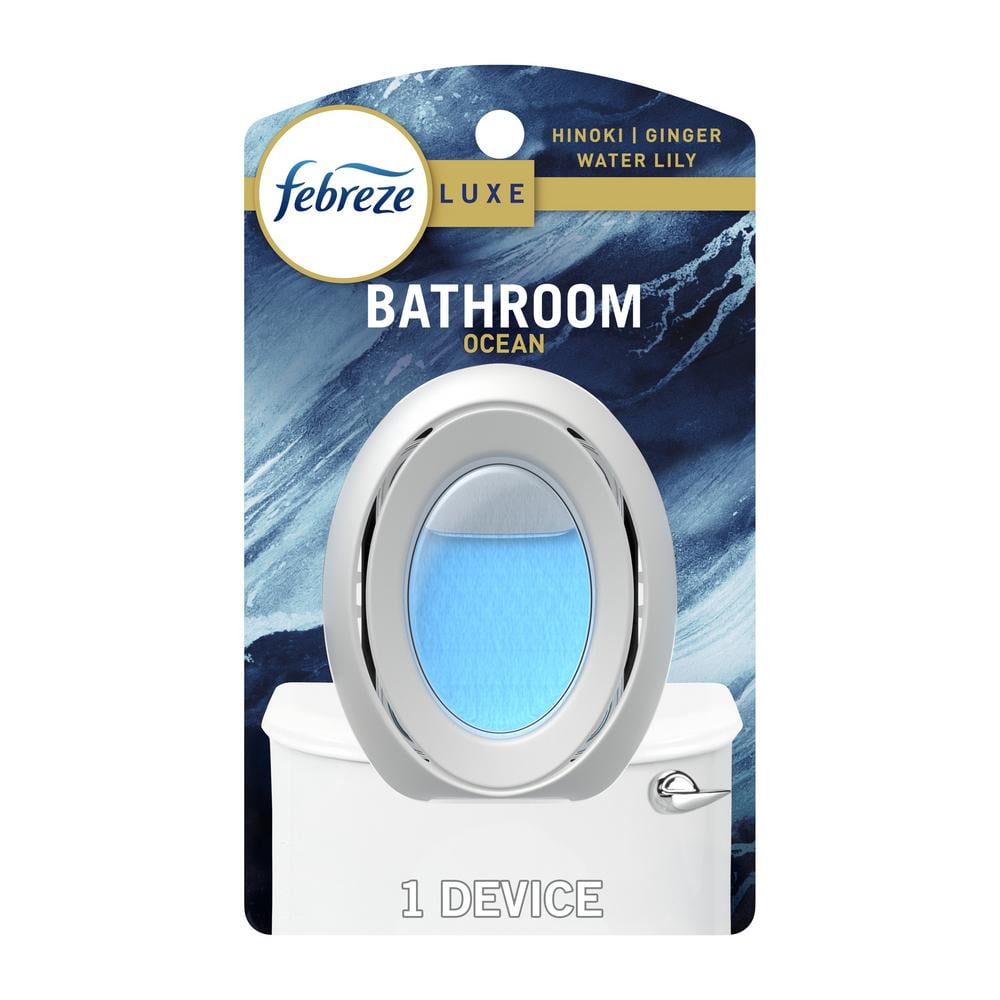 Febreze Luxe Bathroom Odor-Fighting Air Freshener - Ocean Each ...