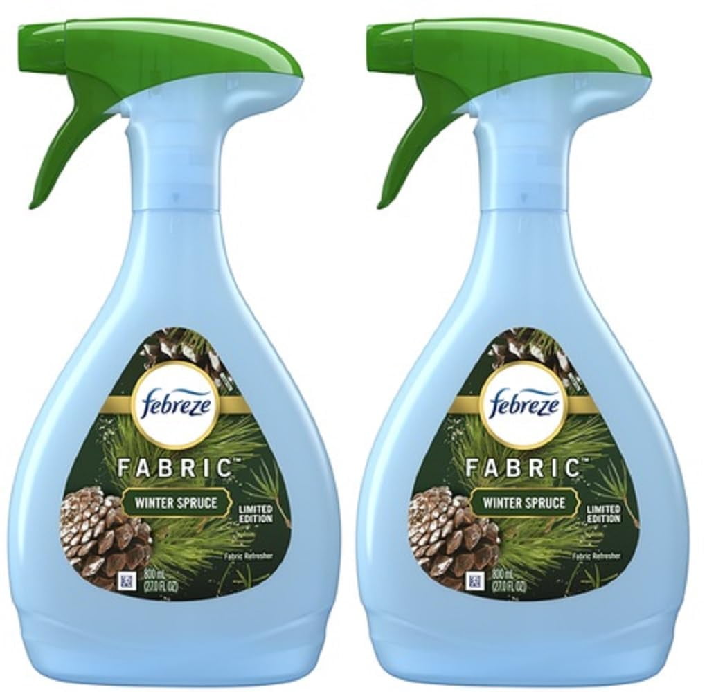 Febreze Odor-Eliminating Fabric Refresher Spray, Winter Spruce, 27 Fl ...