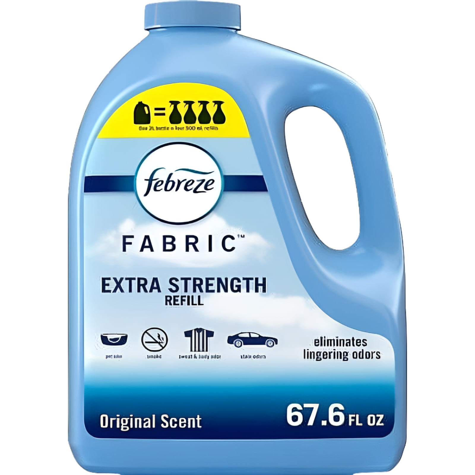 Febreze Extra Strength Odor-Eliminating Fabric Spray Refill, Ideal for ...