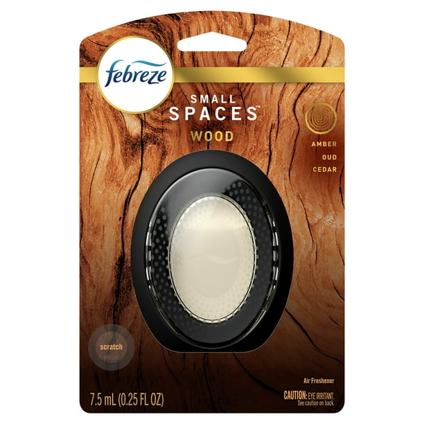 Febreze Odor Eliminator Small Spaces Air Freshener Wood, .25 fl. oz ...