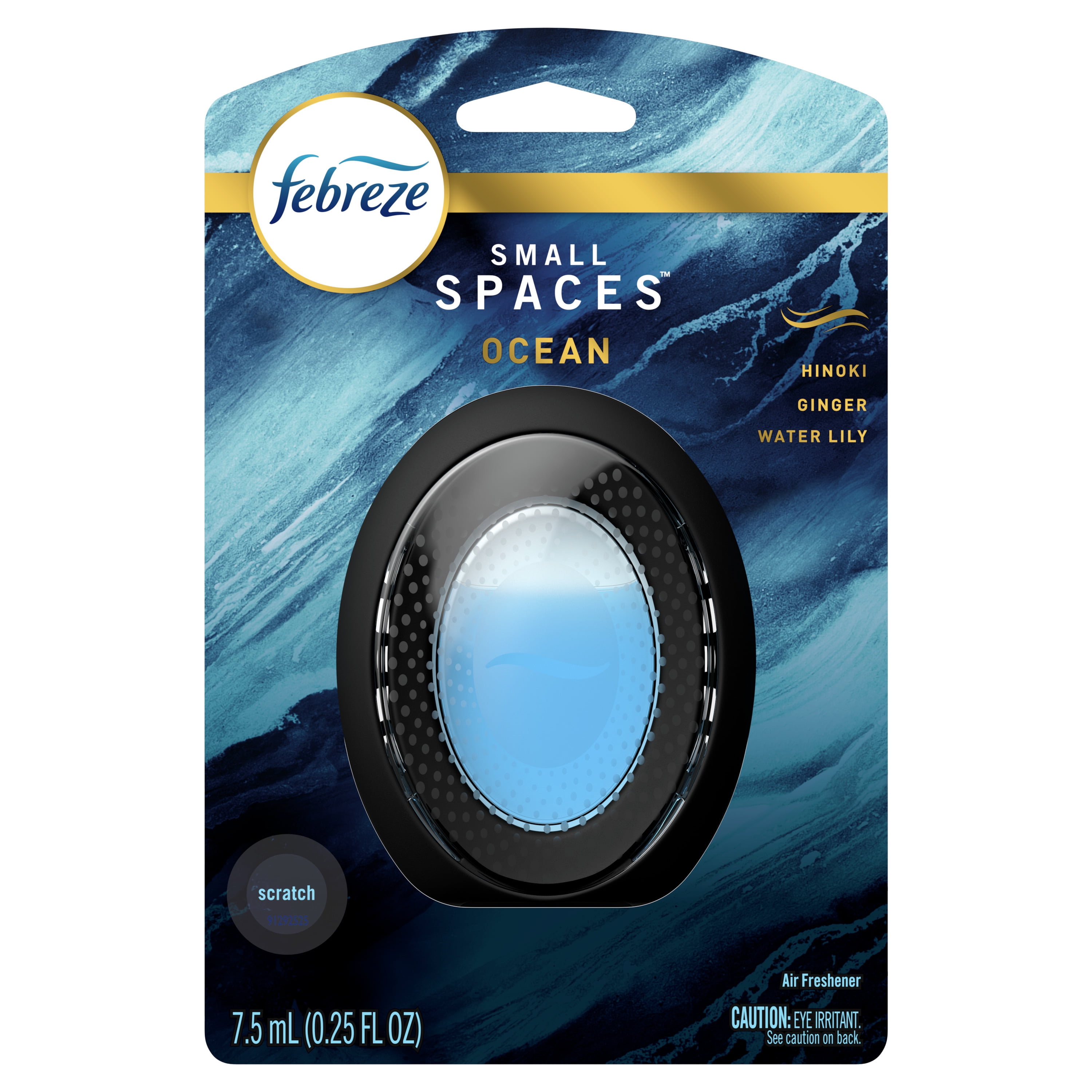 Febreze Odor Fighter Small Spaces Air Freshener Ocean, .25 fl oz ...