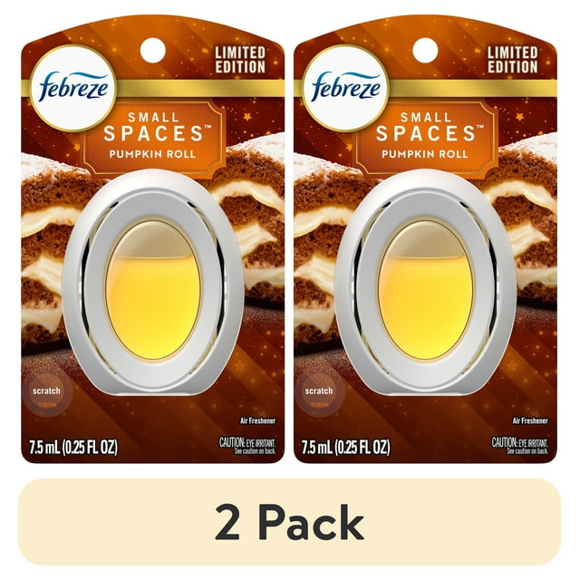 (2 pack) Febreze Small Spaces Air Freshener, Odor-Fighting, Pumpkin ...