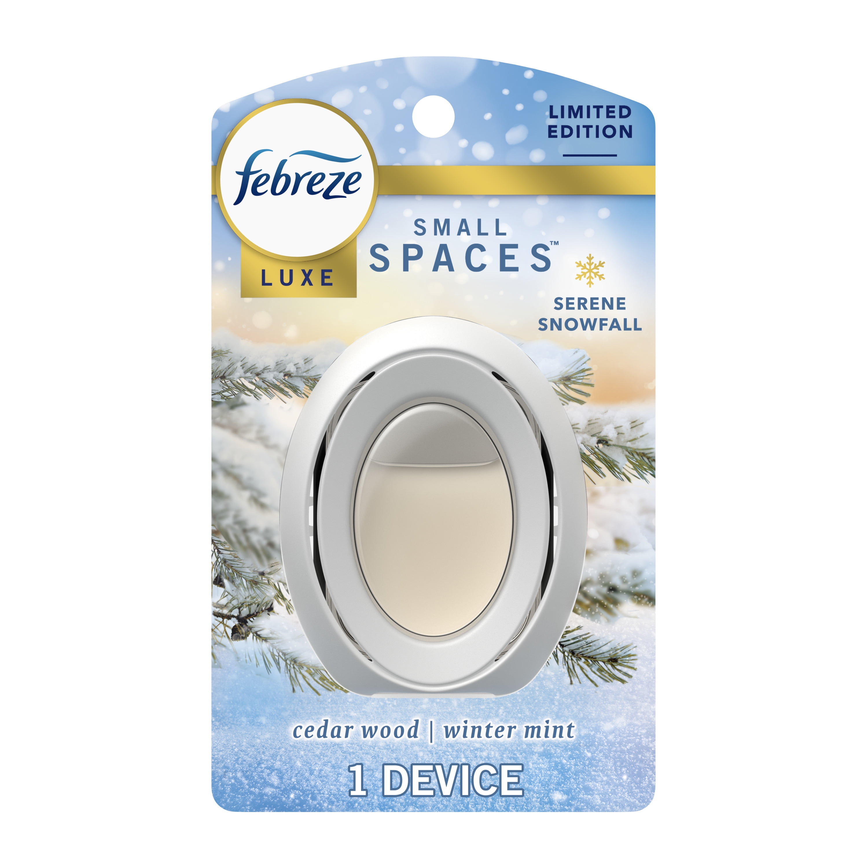 Febreze Odor Fighter Small Spaces Air Freshener Serene Snowfall, 1ct, 7 ...