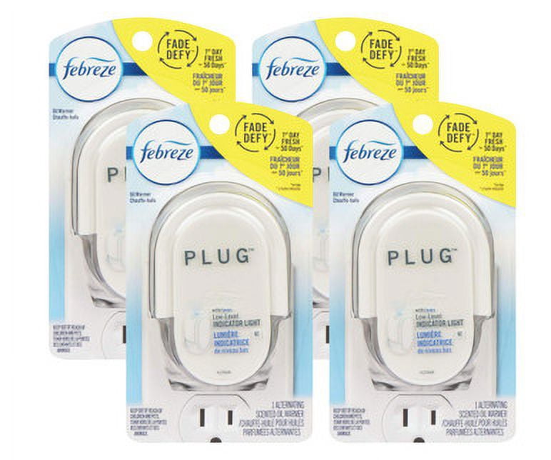 Febreze Oil Warming Plug with Low Level Convenient Indicator(4/Case ...