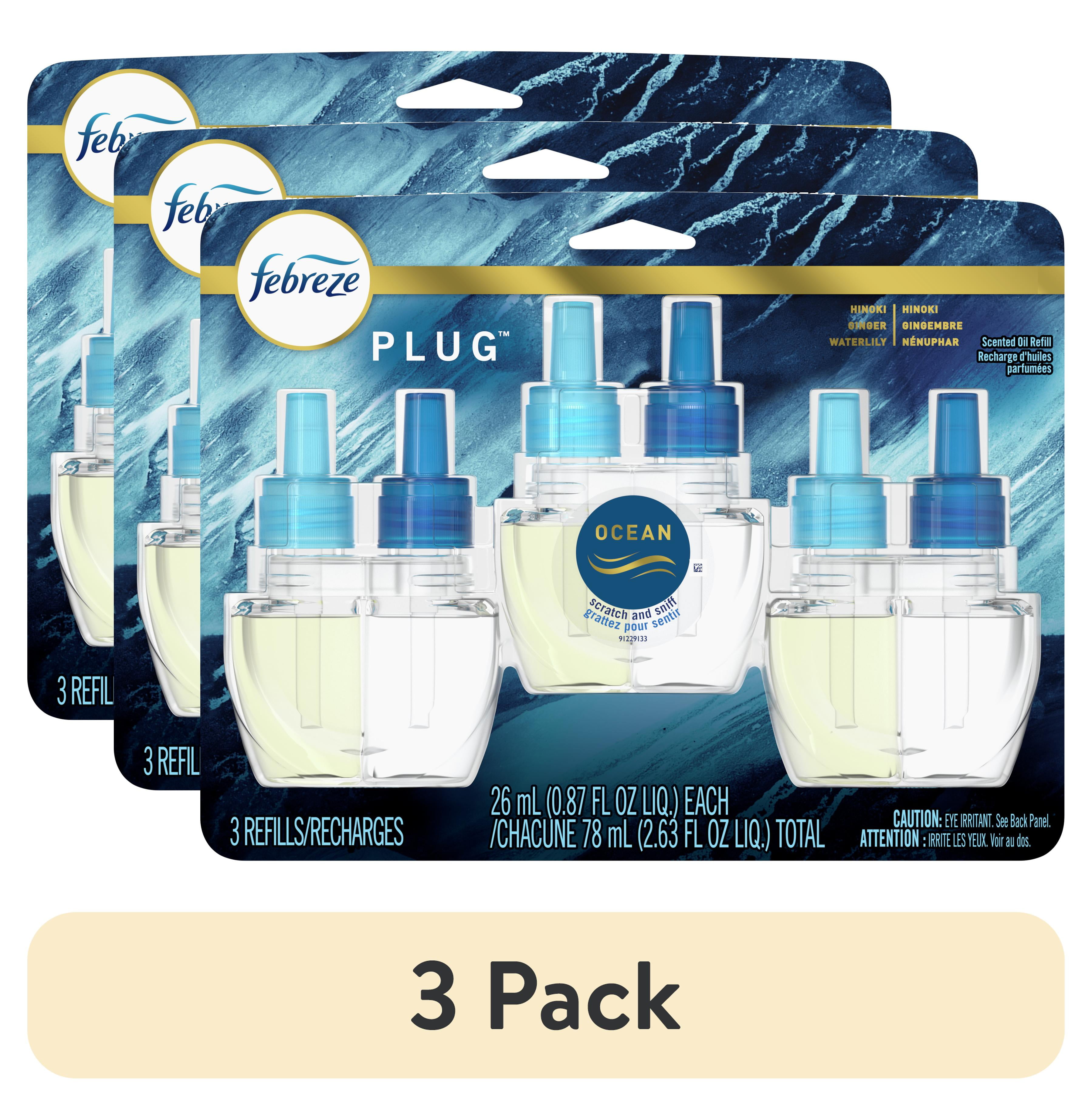 (3 pack) Febreze Origins Fade Defy Plug Air Freshener & Odor Fighter ...